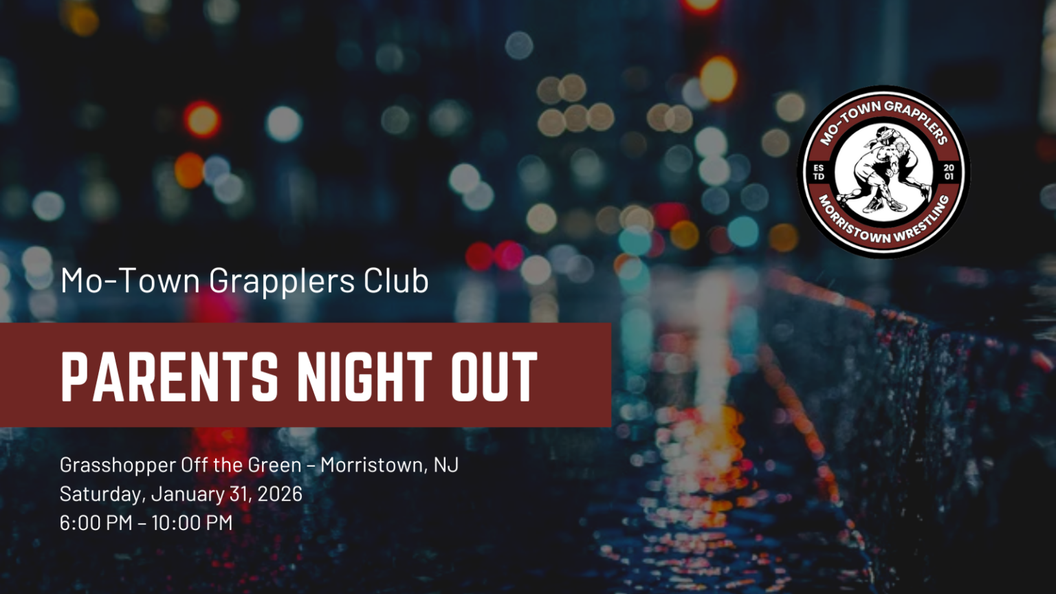 Grapplers Parents Night Out: An Evening to Connect, Relax, and Support ...